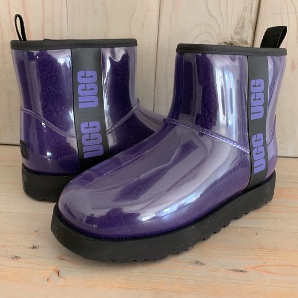 UGG | Shoes | Ugg Classic Clear Mini Purple Nib | Poshmark